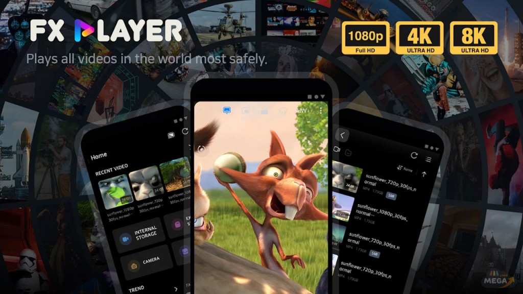 برنامج اف أكس بلاير Video Player - FX Player – ميجا أب